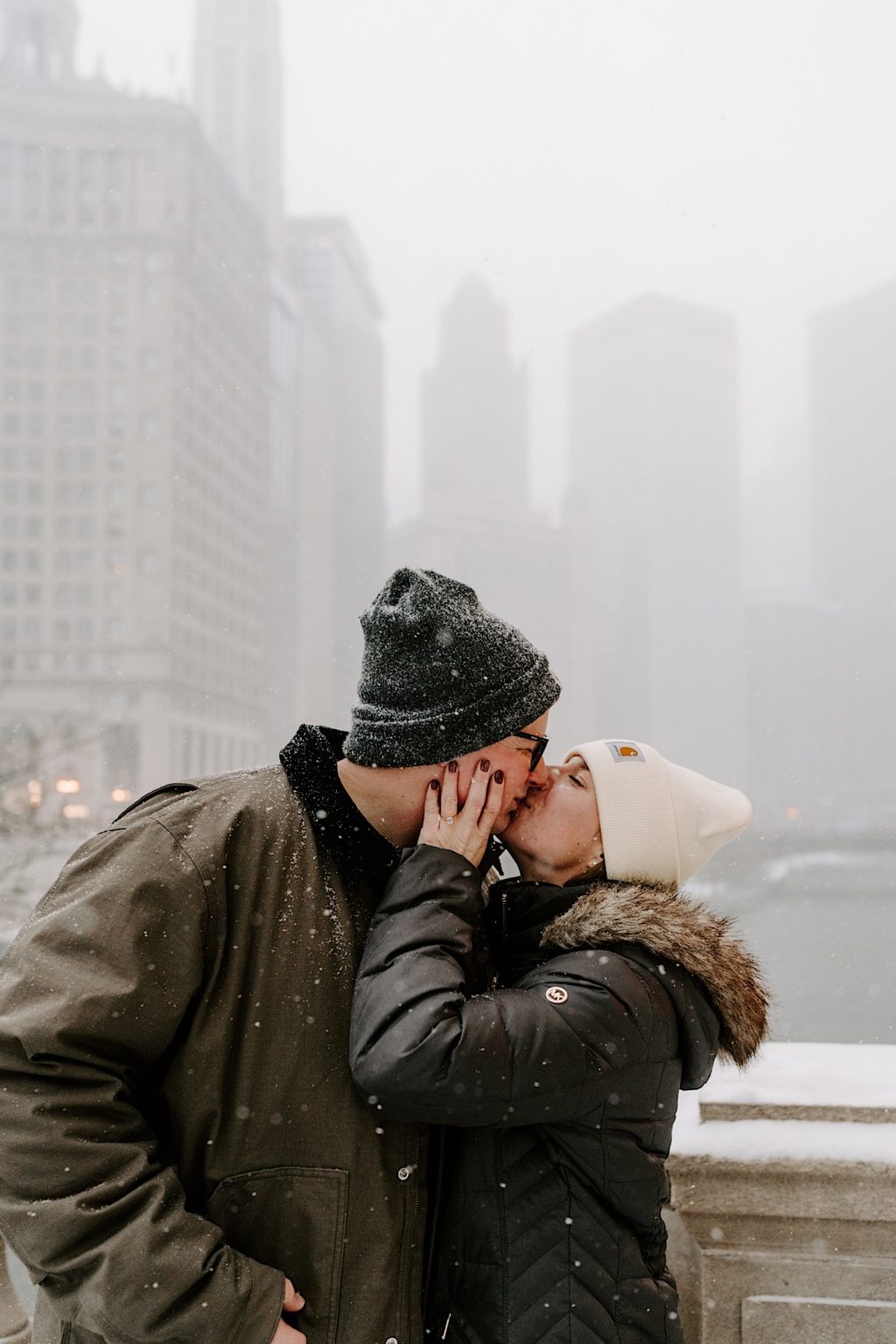Surprise Proposal on Michigan Avenue Bridge | Sam + Tucker - jnavisuals.com