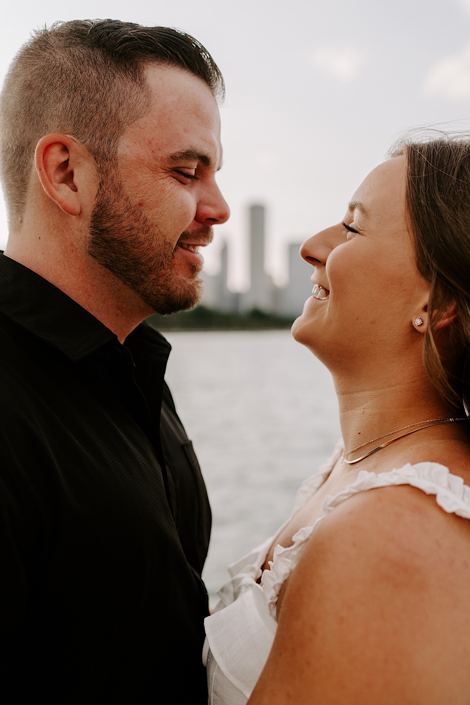 Sunset Engagement Session at Chicago's Museum Campus | Halle + Steven ...