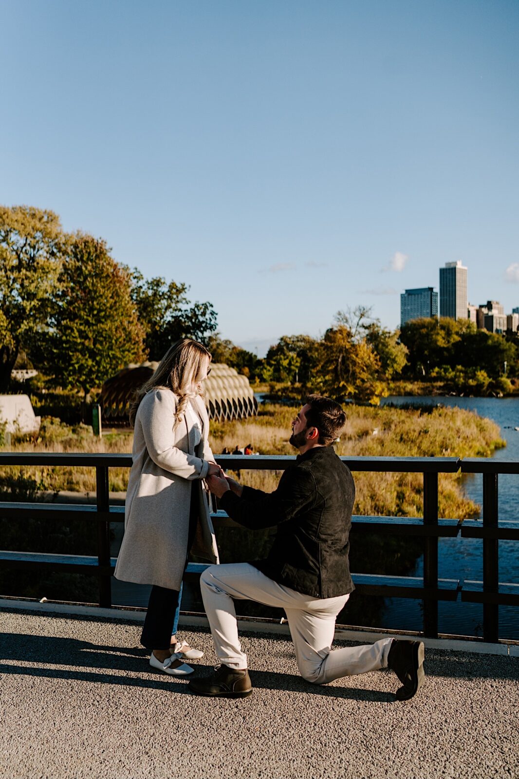 Surprise Proposal at Lincoln Park in Chicago | Colleen and Mark ...